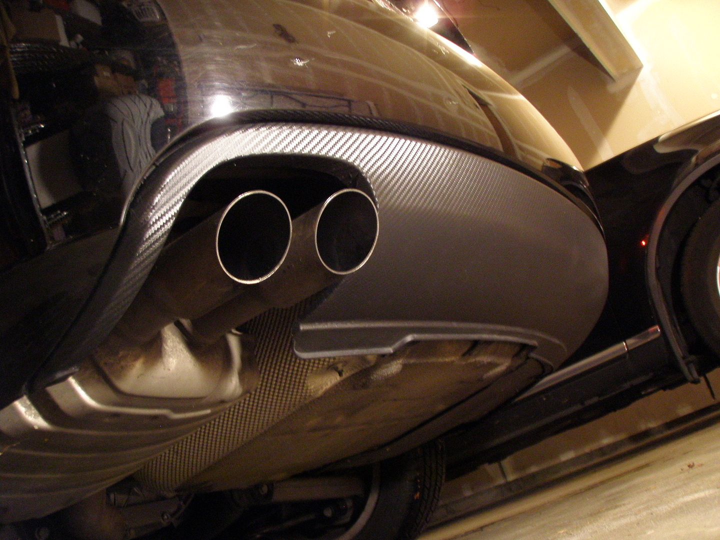 gloss black grill trim wrapped & 3m di-noc carbon fiber diffuser wrapped - AudiWorld Forums